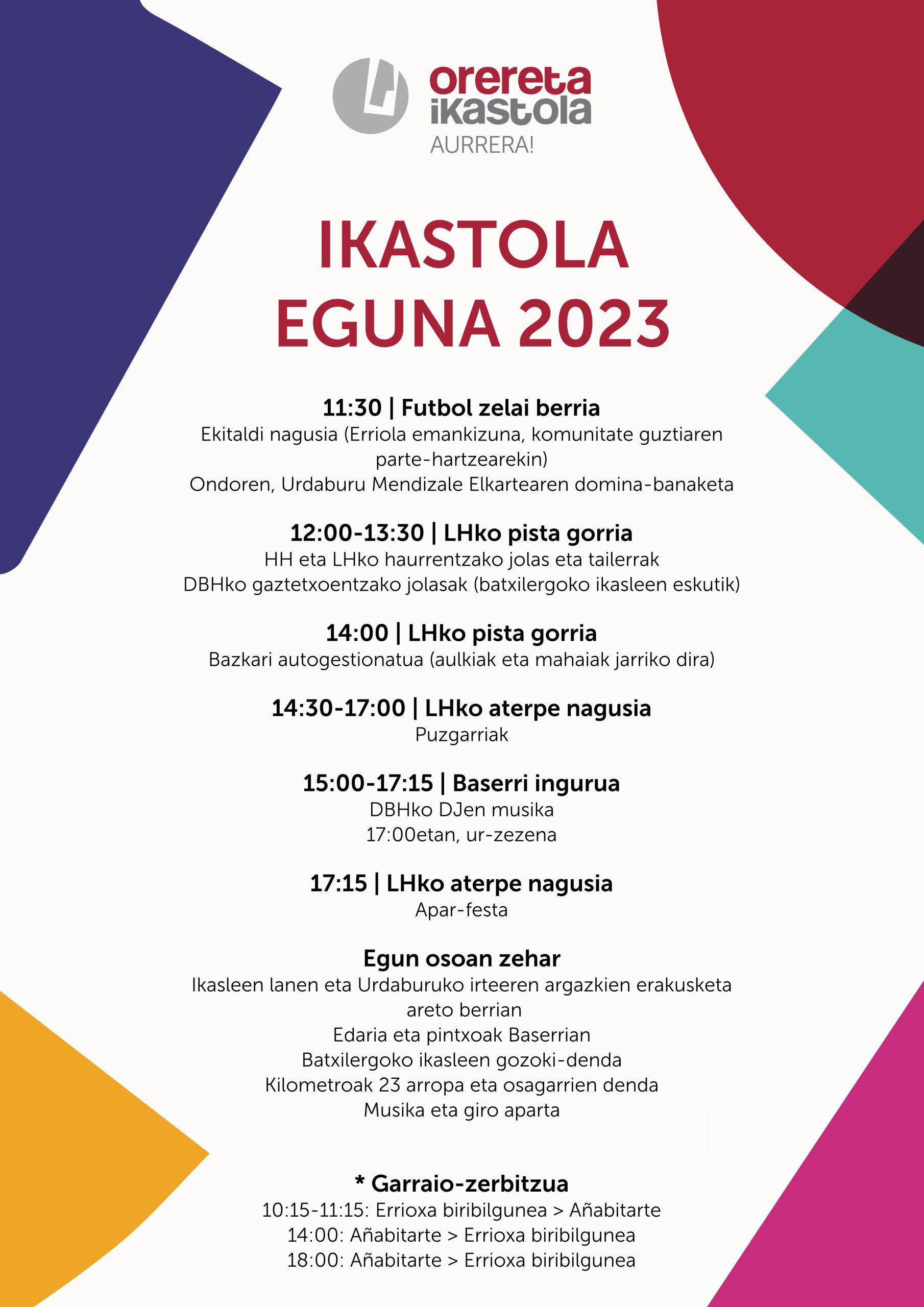 Ikastola Eguna 2023 – Orereta Ikastola